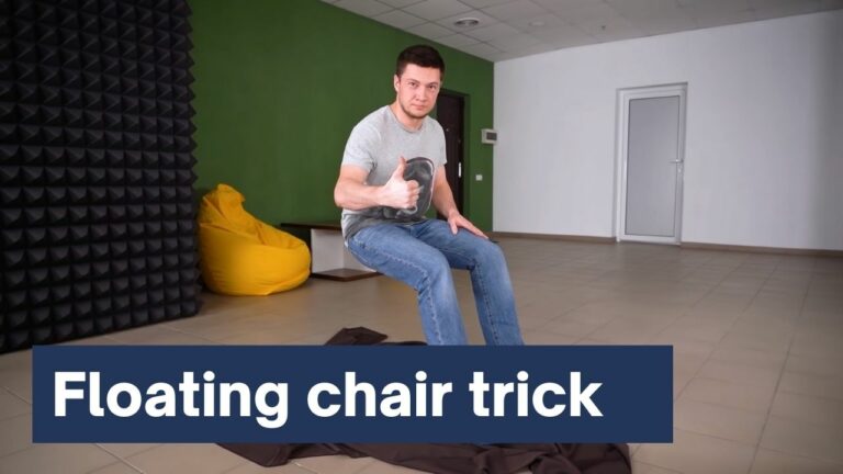Invisible Chair Trick explained: How magicians sit on air