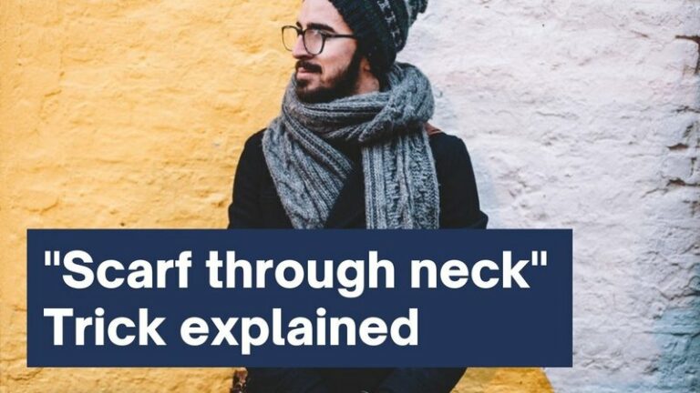 How the “Scarf through neck” trick works (step by step guide)